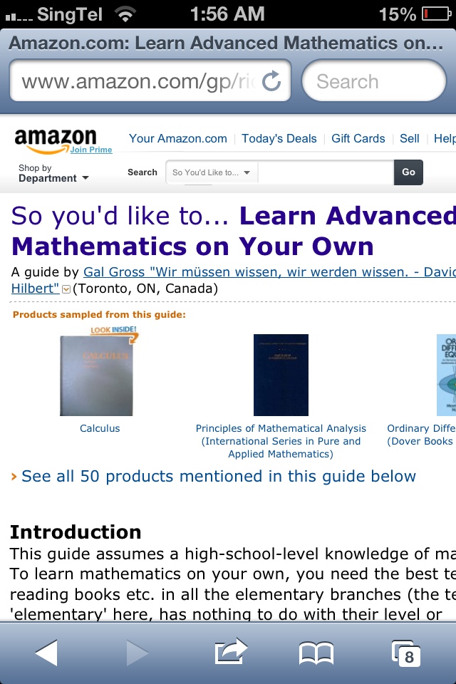 Self-study Advanced Math – Mathtuition88