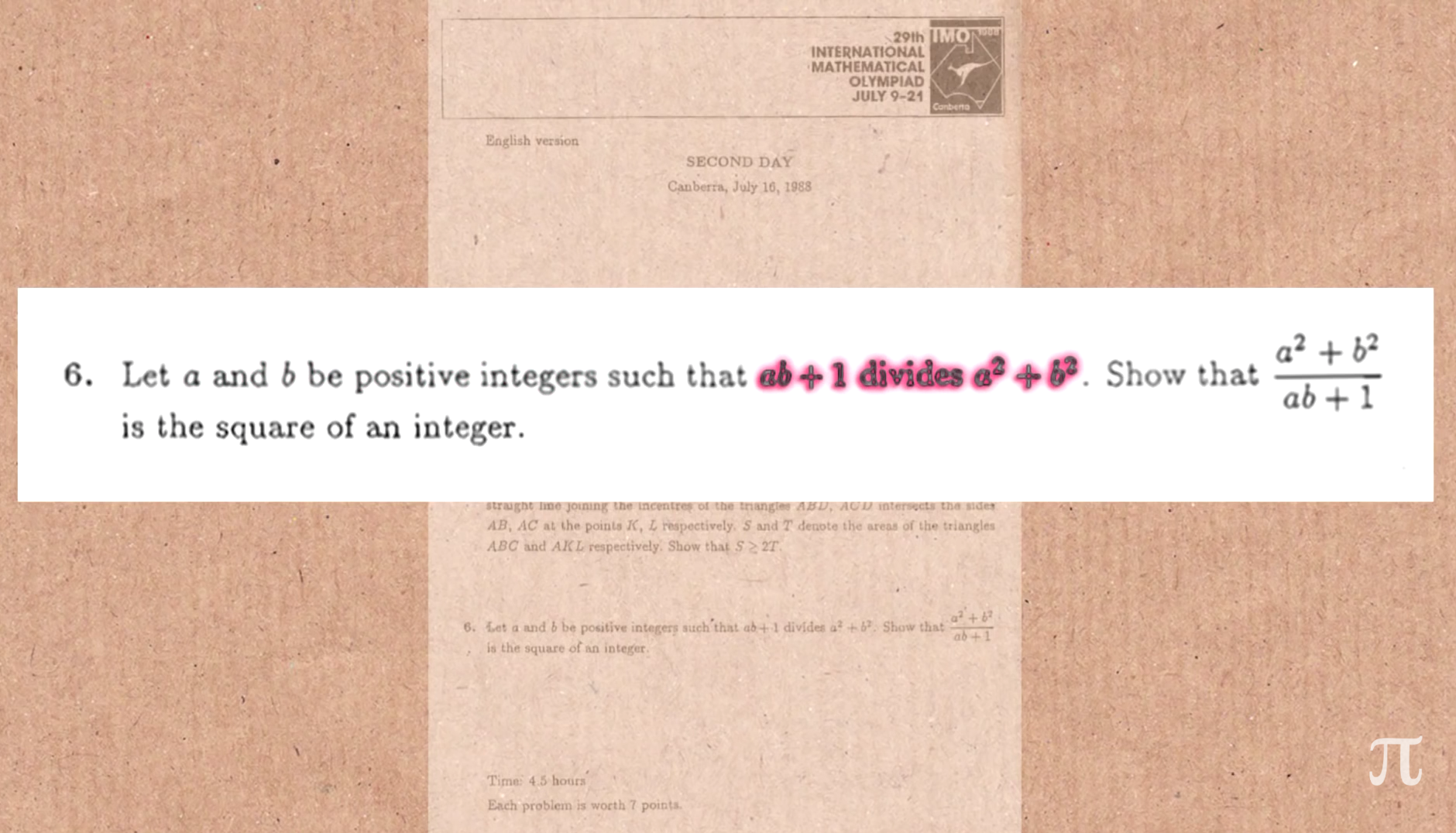 The Legend of Question Six (IMO 1988) – Mathtuition88