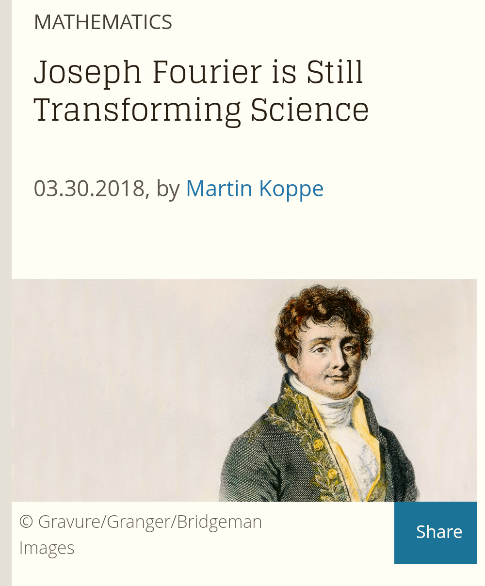 Joseph Fourier Exploring With Napoleon Joseph Fourier Invloedrijk