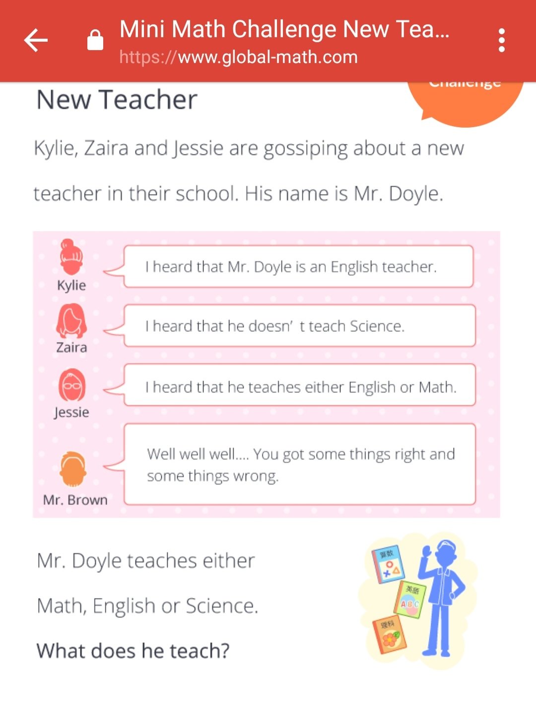 Math Challenge: Teaching Subject – Mathtuition88