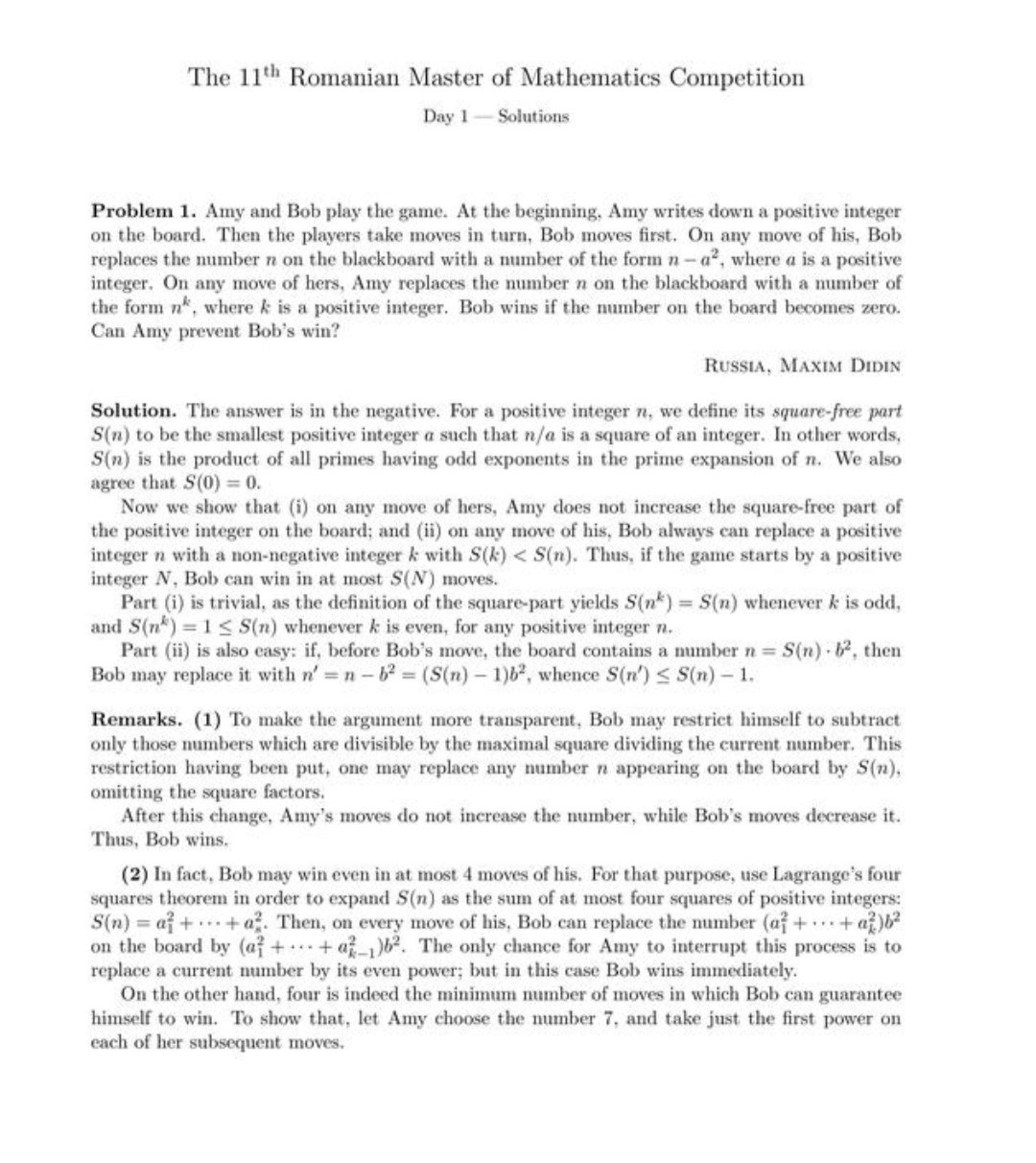 RMM Olympiad 2019 – Mathtuition88